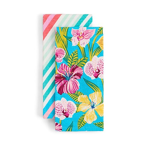 Click here for Layerings Hibiscus Summer 2-pc. Kitchen Towel Set... prices