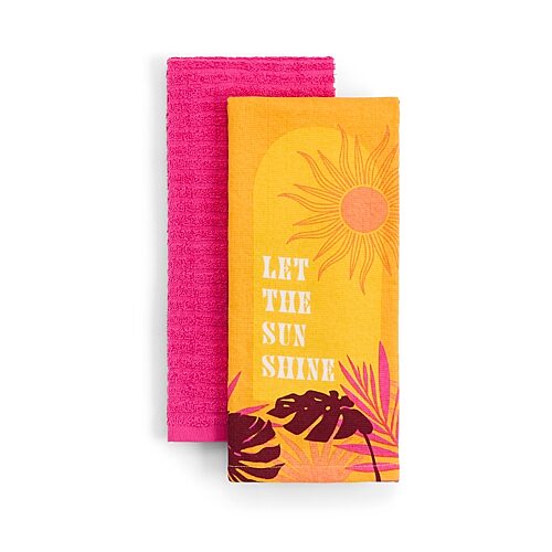 Click here for Layerings Summer Sunset 2-pc. Kitchen Towel Set  O... prices