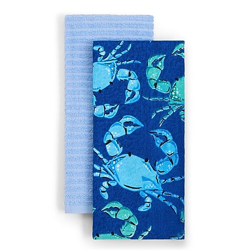 Click here for Layerings Harbor Crab 2-pc. Kitchen Towel Set  One... prices