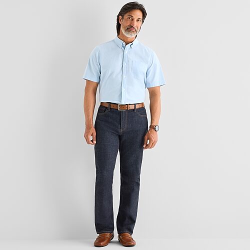 Click here for St. Johns Bay Mens Regular Fit Straight Leg Jean... prices