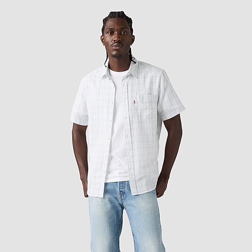 Click here for Levis Mens Short Sleeve Regular Fit Button-Down Sh... prices