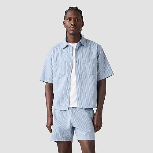 Click here for Levis Mens Short-Sleeve Mechanic Boxy Shirt - Quie... prices