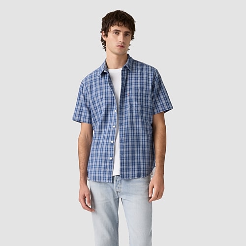 Click here for Levis Mens Short Sleeve Regular Fit Button-Down Sh... prices