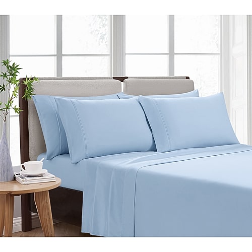 Click here for Cannon Hert Solid Sheet Set  One Size  Blue prices