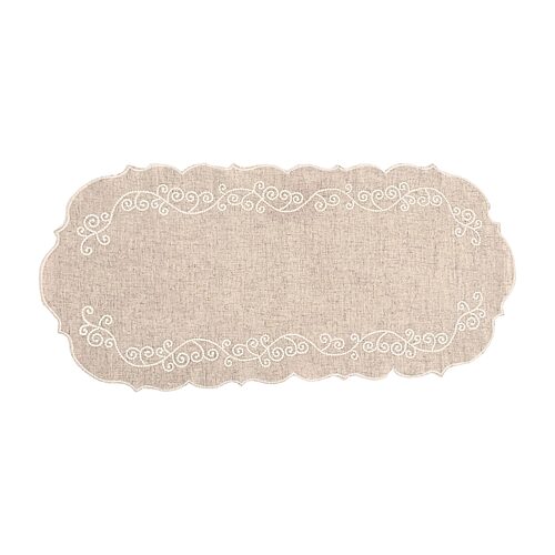 Click here for Lenox(R) French Perle Linen Embroidered Centerpiec... prices