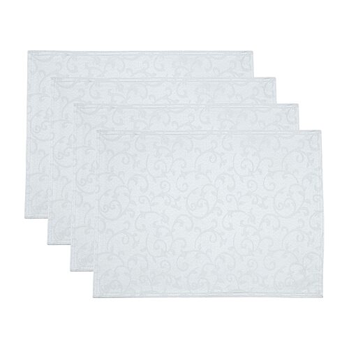 Click here for Lenox Opal Innocence Placemats  Set of 4 - White prices