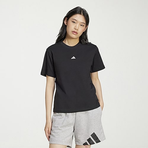 Click here for adidas Womens Short-Sleeve Cotton Crewneck Logo T-... prices