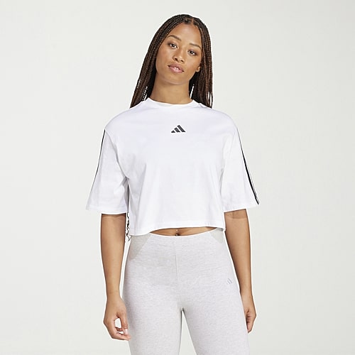 Click here for adidas Womens Crew Neck Short Sleeve Active Crop T... prices