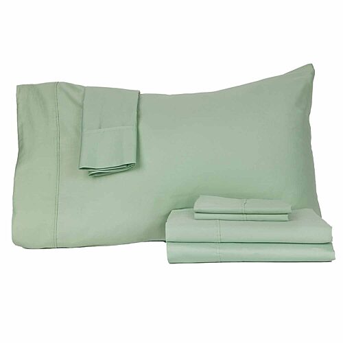 Castle Hill 310tc Deep Pocket Sheet Set  One Size  Green