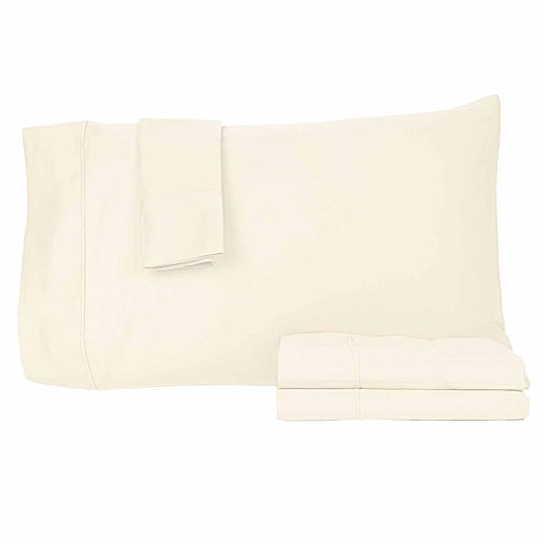 Castle Hill 310tc Deep Pocket Sheet Set  One Size  Beige