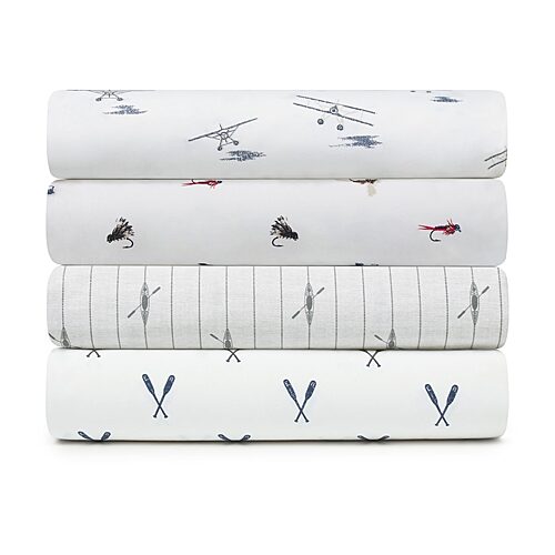 Click here for Eddie Bauer Eddies Oars 100 Cotton Percale Sheet S... prices