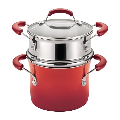 Click here for Rachael Ray Classic Brights 3-qt. Steamer Set with... prices