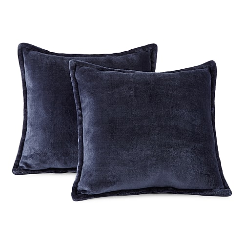 Click here for Home Expressions Velvet Plush 2-pack Square Throw... prices