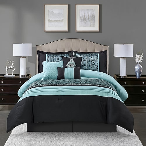Click here for Stratford Park Charley 7-Piece Comforter Set  King... prices