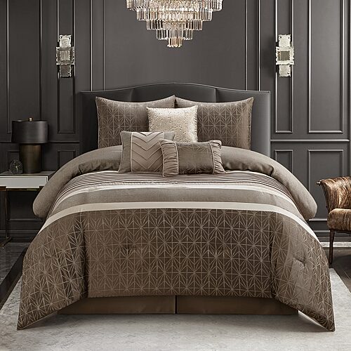 Click here for Stratford Park Trinity Geometric 7-Pc. Comforter S... prices