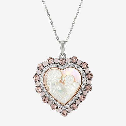 Click here for Womens Pink Mother Of Pearl Sterling Silver Cameo... prices