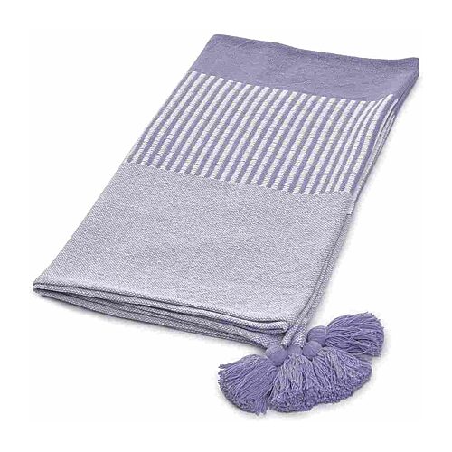 Click here for LR Home Riley Stripe Washable Throw  One Size  Pur... prices