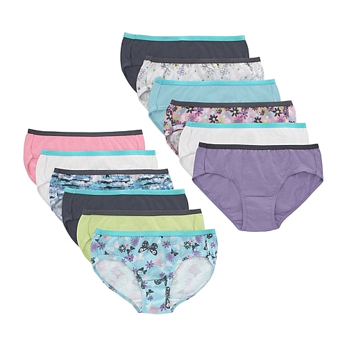 Click here for Girls Hanes Ultimate(R) 12pk. Fashion Cotton Hipst... prices