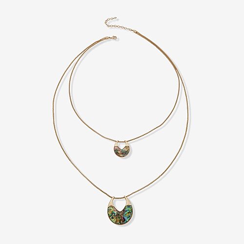 Click here for A.N.A Gold Tone Womens 24 Inch Pendant Necklace  O... prices