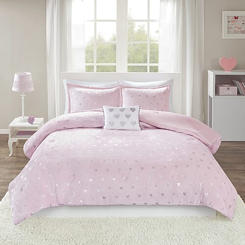 Click here for Intelligent Design Rosalie Metallic Heart 4-Pc. Co... prices