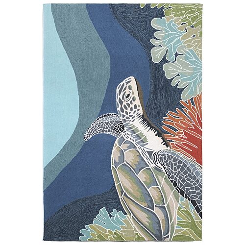 Click here for Liora Manne Ravella 2257 Akumal Blue 2 x 5 Indoor/... prices