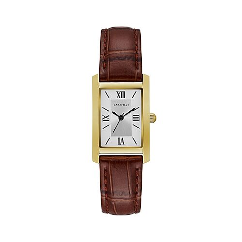 Click here for Caravelle Designed By Bulova Womens Brown Leather... prices