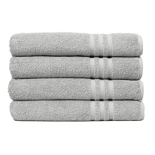Click here for Linum Home Denzi 4-Pc. Bath Towel Set - Light Grey prices