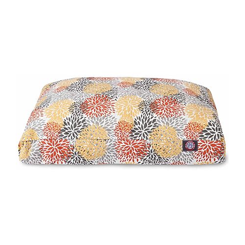 Click here for Majestic Pet Citrus Blooms Rectangle Pet Bed  One... prices
