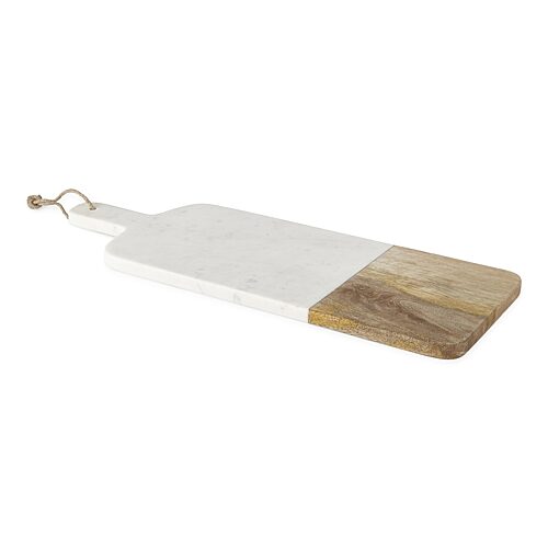 Click here for Linden Street 20x7 Mango Wood & Marble Serve Tray... prices