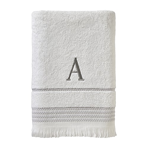 Click here for Saturday Knight Casual Monogram Bath Towel  One Si... prices