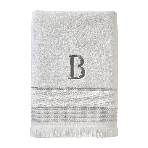 Click here for Saturday Knight Casual Monogram Bath Towel  One Si... prices