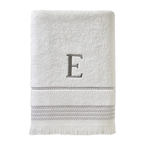 Click here for Saturday Knight Casual Monogram Bath Towel  One Si... prices