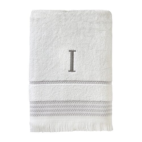 Click here for Saturday Knight Casual Monogram Bath Towel  One Si... prices
