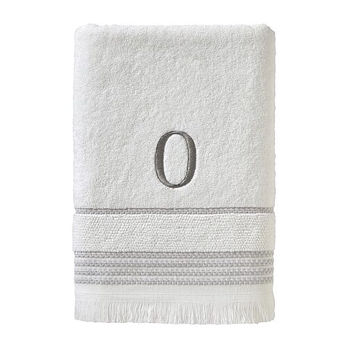 Click here for Saturday Knight Casual Monogram Bath Towel  One Si... prices