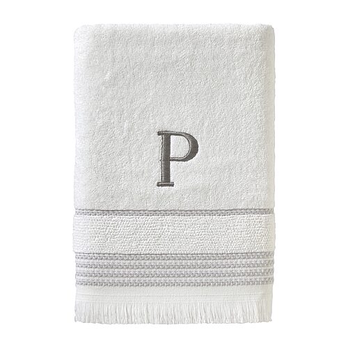 Click here for Saturday Knight Casual Monogram Bath Towel  One Si... prices