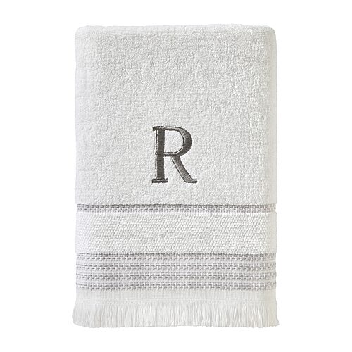 Click here for Saturday Knight Casual Monogram Bath Towel  One Si... prices