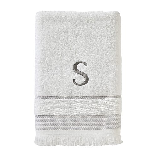 Click here for Saturday Knight Casual Monogram Bath Towel  One Si... prices