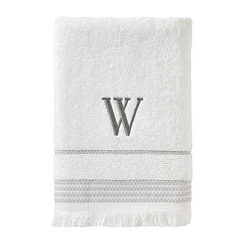 Click here for Saturday Knight Casual Monogram Bath Towel  One Si... prices