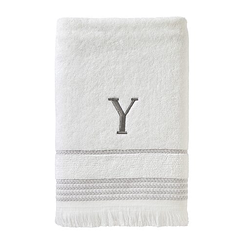 Click here for Saturday Knight Casual Monogram Bath Towel  One Si... prices
