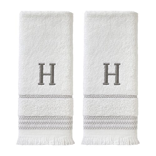 Click here for Saturday Knight Casual Monogram 2-pc. Hand Towel... prices