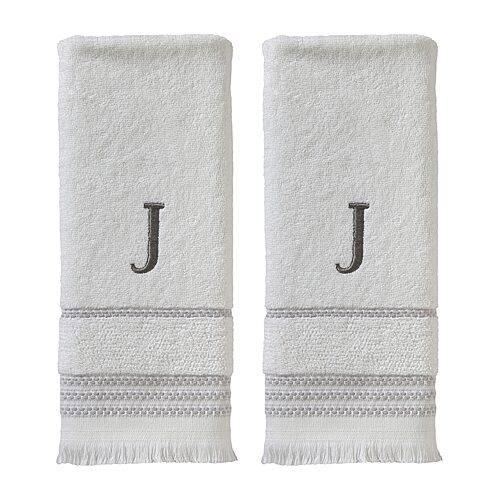 Click here for Saturday Knight Casual Monogram 2-pc. Hand Towel... prices