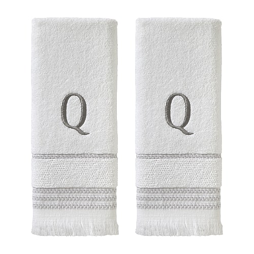 Click here for Saturday Knight Casual Monogram 2-pc. Hand Towel... prices