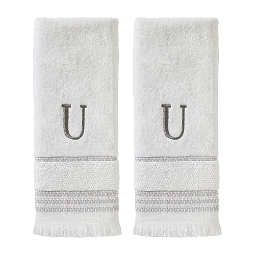 Click here for Saturday Knight Casual Monogram 2-pc. Hand Towel... prices