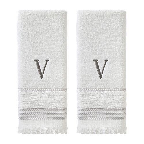 Click here for Saturday Knight Casual Monogram 2-pc. Hand Towel... prices