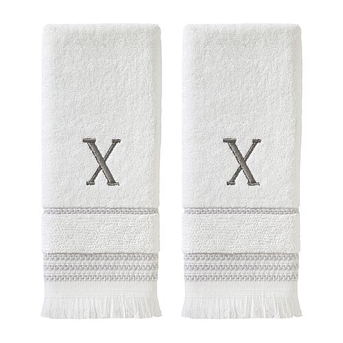 Click here for Saturday Knight Casual Monogram 2-pc. Hand Towel... prices