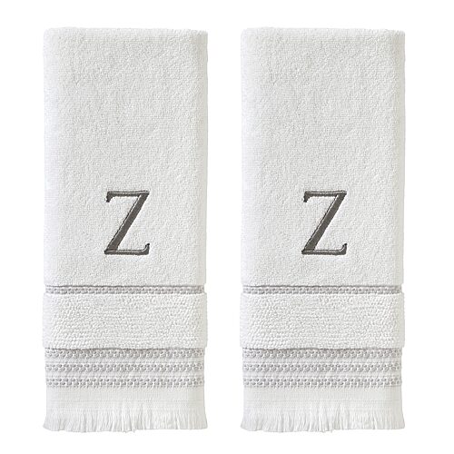 Click here for Saturday Knight Casual Monogram 2-pc. Hand Towel... prices