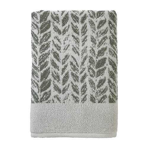 Click here for Saturday Knight Distressed Leaves Floral Bath Towe... prices