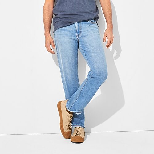 Click here for mutual weave Mens Stretch Fabric Straight Leg Jean... prices