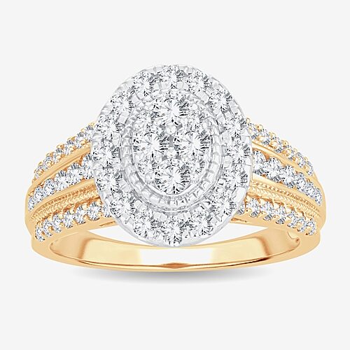 Click here for Womens 1 CT.T.W. Natural Diamond 10K or 14K Gold O... prices