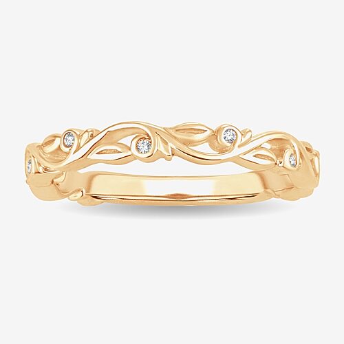 Click here for Diamond-Accent Wedding Band in 10K or 14K Gold  6 prices